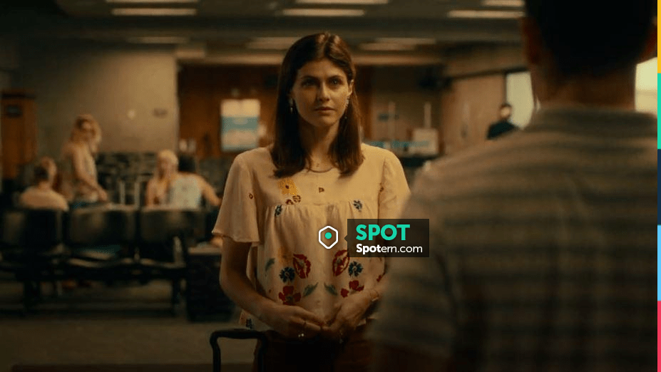 Madewell Flutter Sleeve Rhyme Top worn by Rachel Patton (Alexandra ...