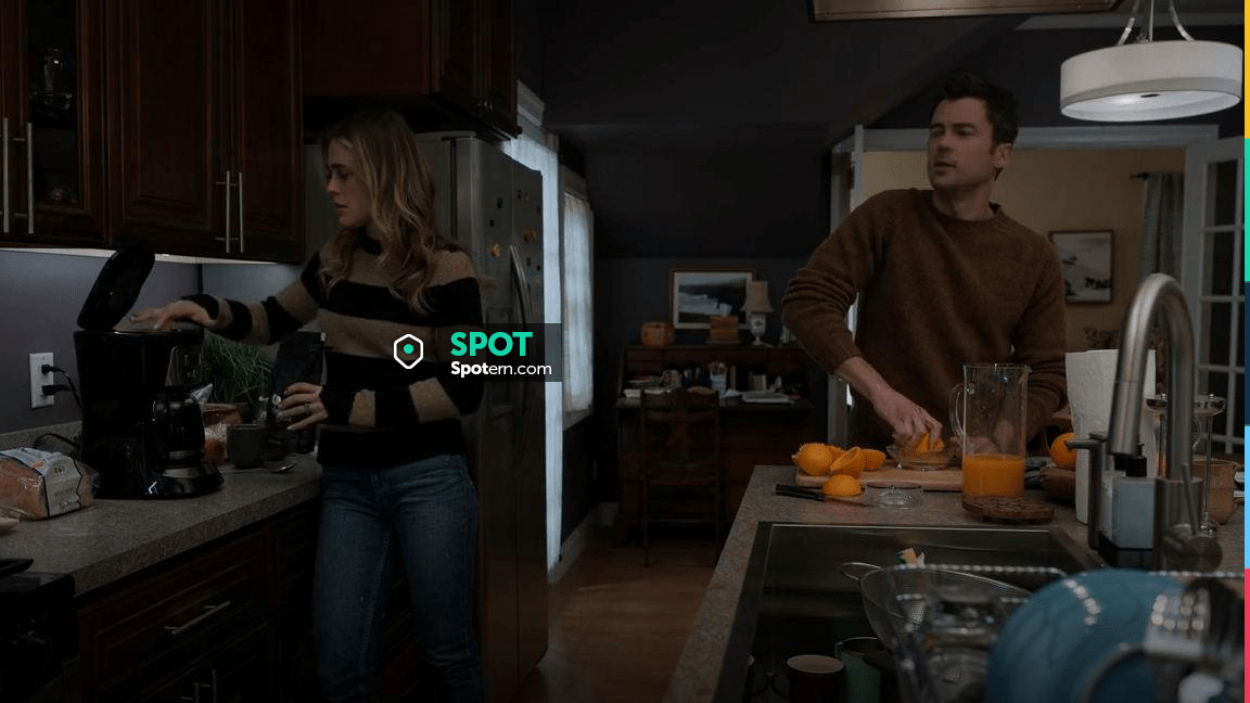 Max Mara Striped Sweater worn by Michaela Stone (Melissa Roxburgh) as ...