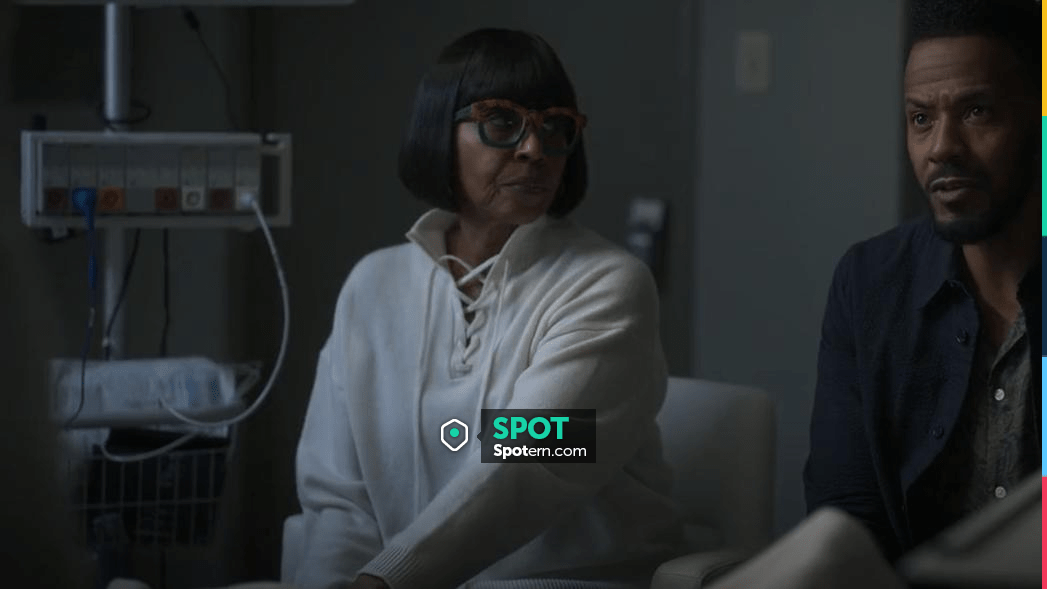 Theory Cashmere Lace Up Sweater worn by Mama Lu (Pauletta Washington ...