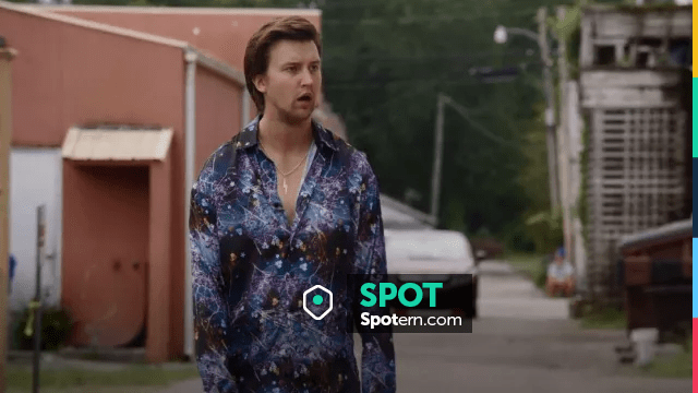 Asos Design 90s Oversized Satin Shirt worn by Lloyd 'Shrub' Mallet (Sam ...