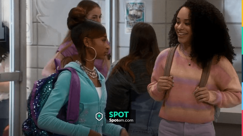 Juicy Couture OG Big Bling Velour Hood­ie worn by Lay Lay (Alaya High ...