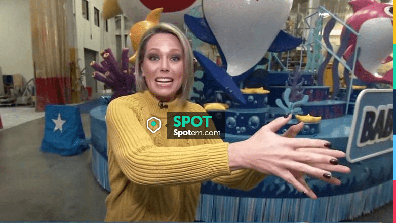 J. Crew Cable-Knit Mockneck Sweater worn by Dylan Dreyer as seen in ...