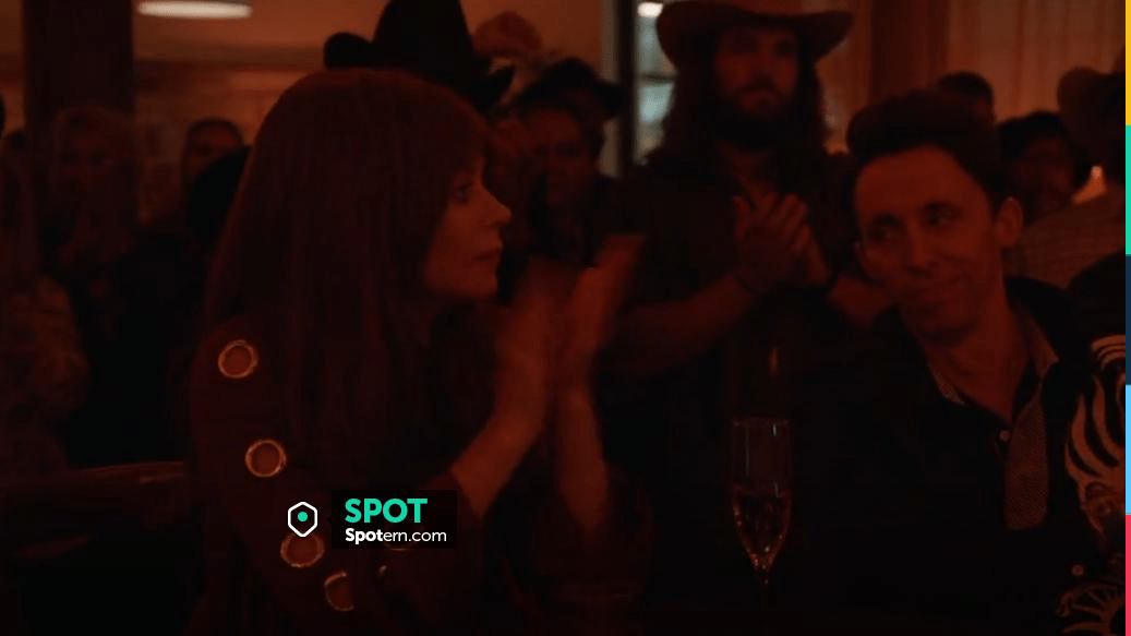 Karen Millen Belt­ed Knit­ted Dress worn by Nicolette 'Nicky' Roman ...