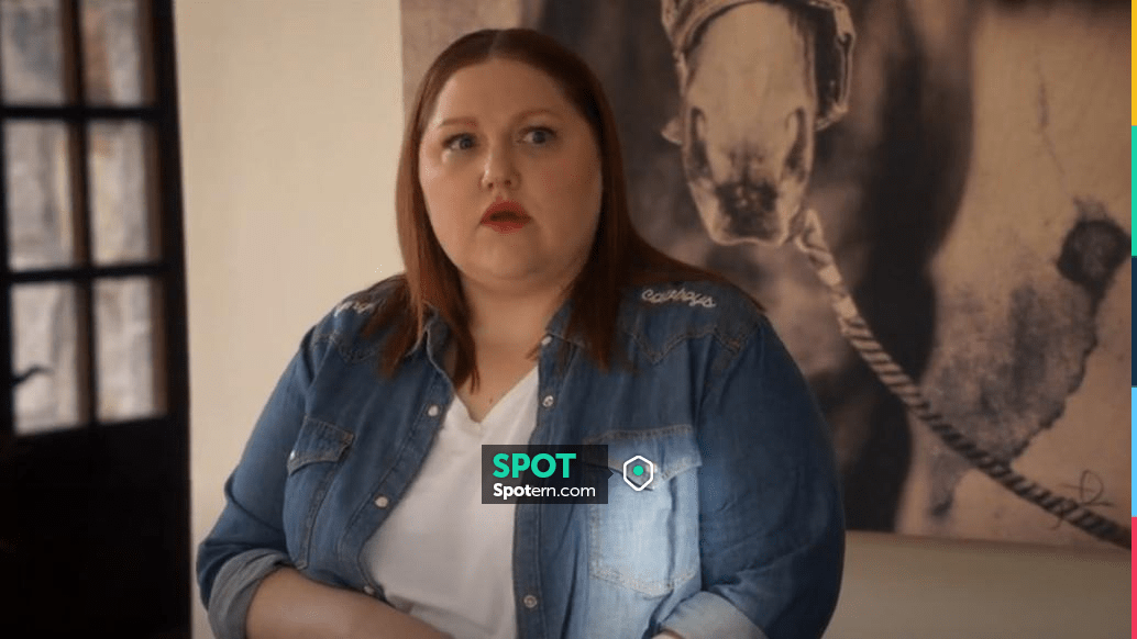 Wrangler Long Live Cowboys Shirt worn by Gigi Taylor-Roman (Beth Ditto ...