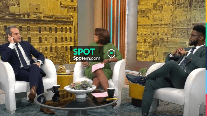 Nora Gardner Daphne 3/4 Sleeve Dress worn by Gayle King as seen in CBS ...