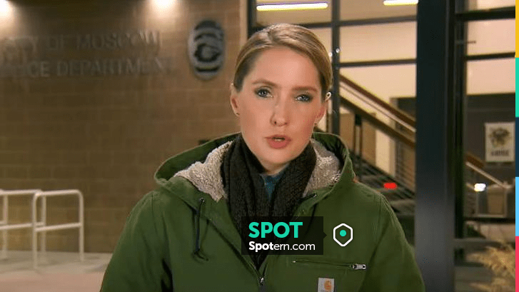 Carhartt OJ141 Sherpa Veste à capuche doublée portée par Kayna ...