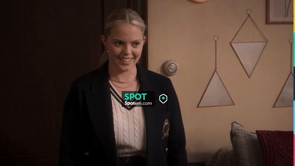 Sandro Navie Coat worn by Leighton Murray (Reneé Rapp) as seen in The ...