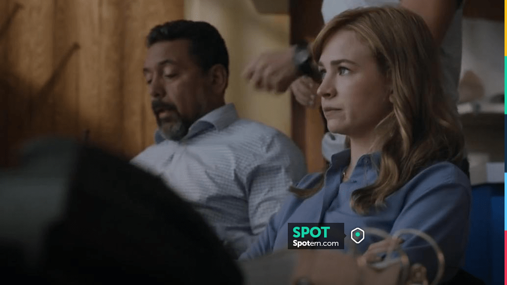 Equipment Essential SIlk Shirt worn by Laura Stensen (Britt Robertson ...