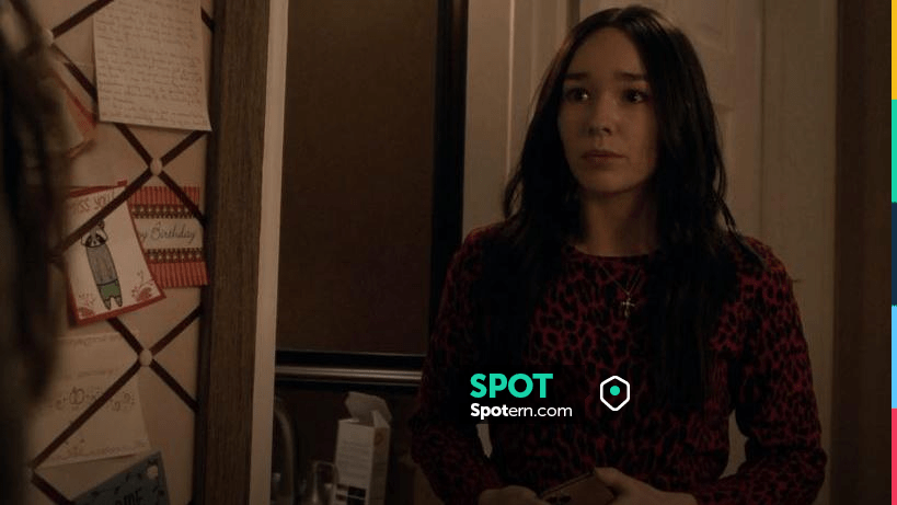 Mother The Koozie Cotton Printed Sweatshirt worn by Angelina Meyer ...