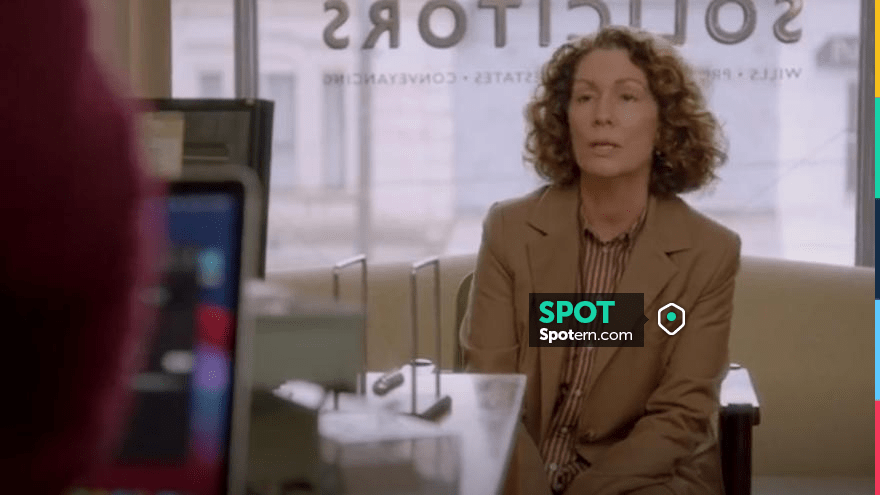 Viktoria and Woods Unisex Uprising Wool Blazer worn by Helen Tudor-Fisk ...