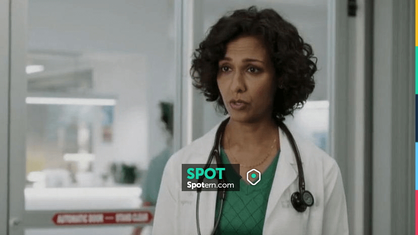 Gorjana Parker Necklace worn by Neeta Devi (Rekha Sharma) as seen in ...