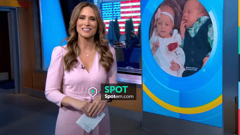 Shoshanna Damia Dress worn by Rhiannon Ally as seen in Good Morning ...