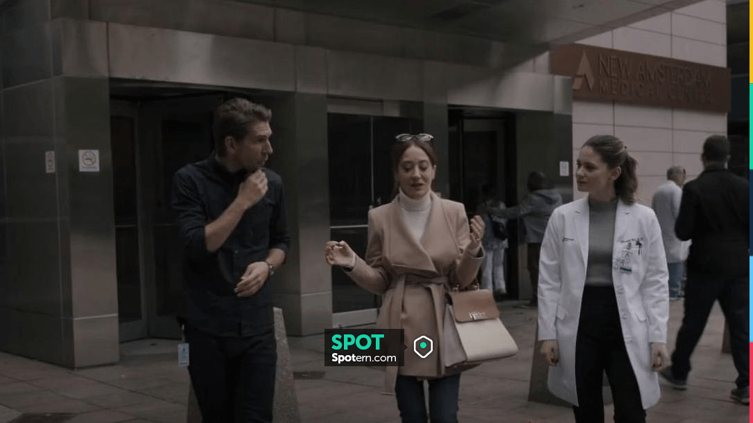 Ted Baker Rosess Wool Wrap Short Coat worn by ED Resident Mariana (Emma ...