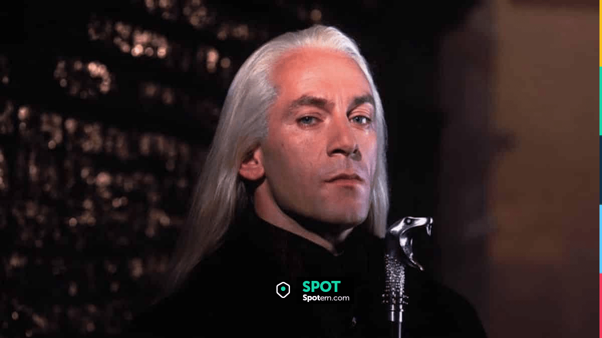 El traje usado por Lucius Malfoy (Jason Isaacs) en la película Harry ...