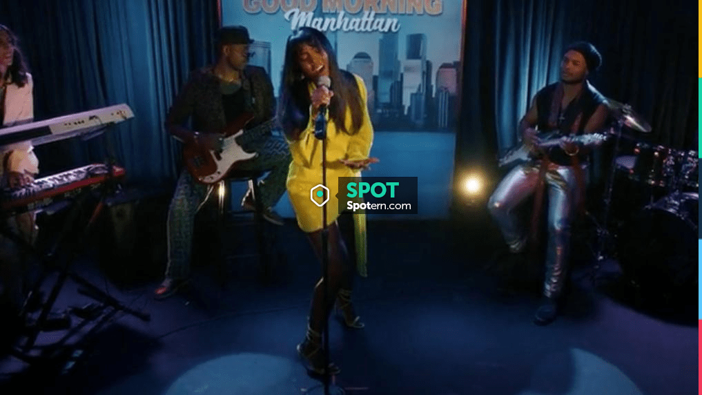 David Koma Se­quin Wrap Shirt Dress worn by Kelly Rowland as seen in ...