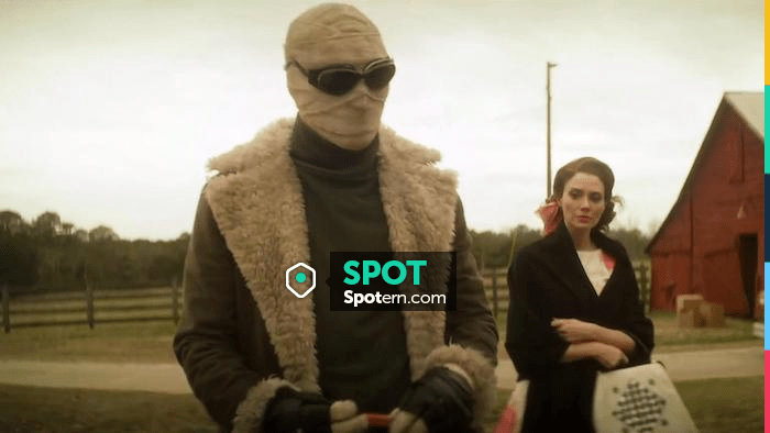 Negative Man Shearling Coat worn by Larry Trainor (Matt Bomer) as seen ...