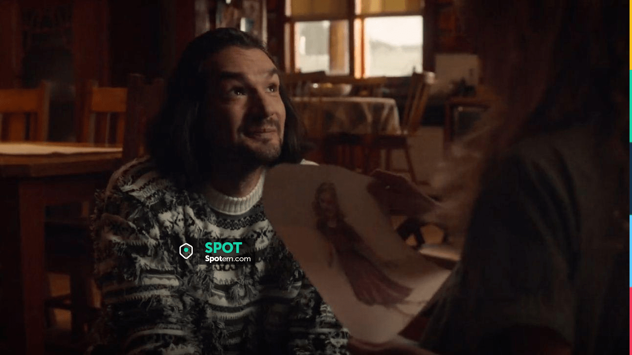 Diesel Fringed Crew Neck Jumper worn by Grayson Parsons as seen in ...