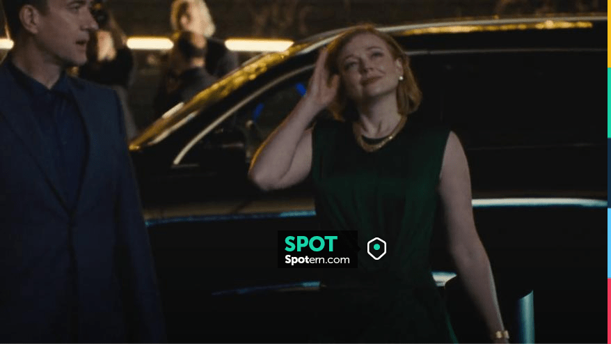 Monse Asymmetric Wrap Dress worn by Shiv Roy (Sarah Snook) as seen in ...
