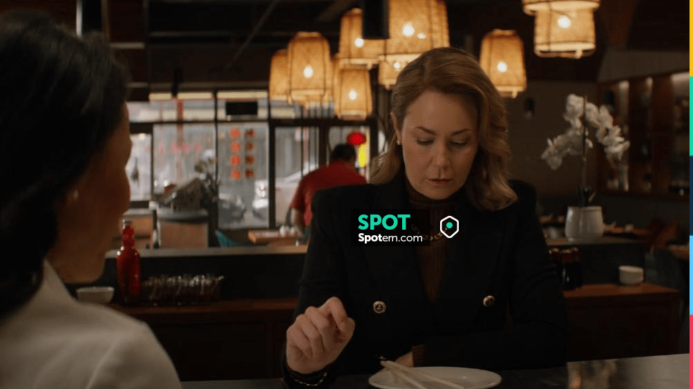 Zara Ribbed Knit Sweater worn by Carrie (Kim Rhodes) as seen in Kung Fu ...