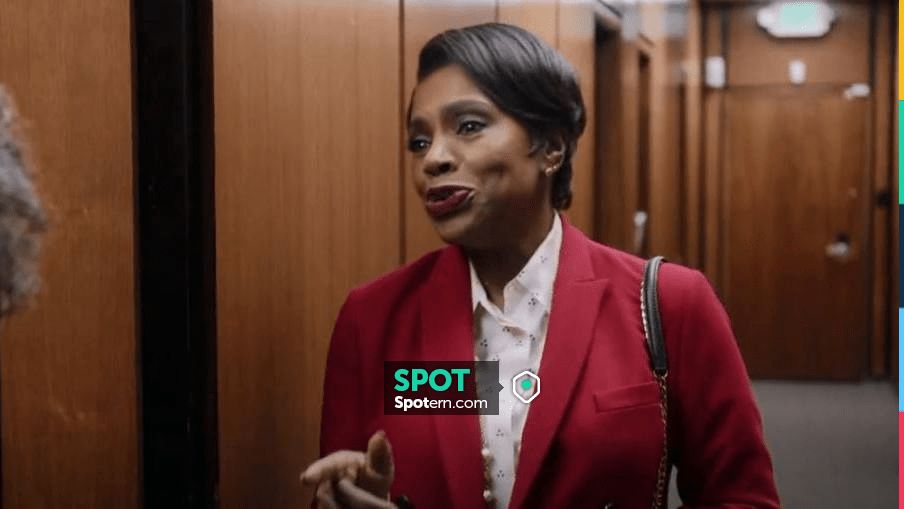 Theory Silk Dot Blouse worn by Barbara Howard (Sheryl Lee Ralph) as ...