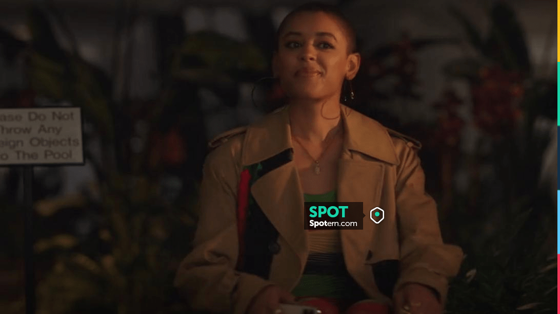 Monse Crochet Coat worn by Julien Calloway (Jordan Alexander) as seen ...