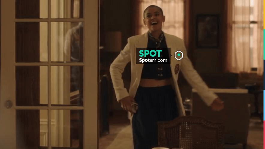 Chloé Striped Belted Blazer worn by Julien Calloway (Jordan Alexander ...