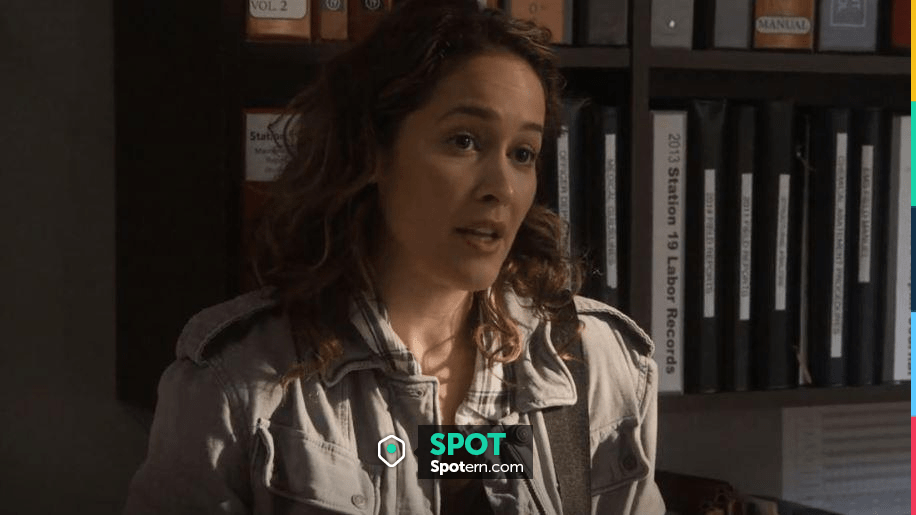 Free People Not Your Broth­er's Sur­plus Jack­et worn by Andy Herrera ...