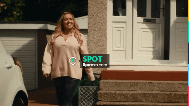 M&s Collection Col­lared Re­laxed Jumper worn by Michelle (Joy McAvoy ...