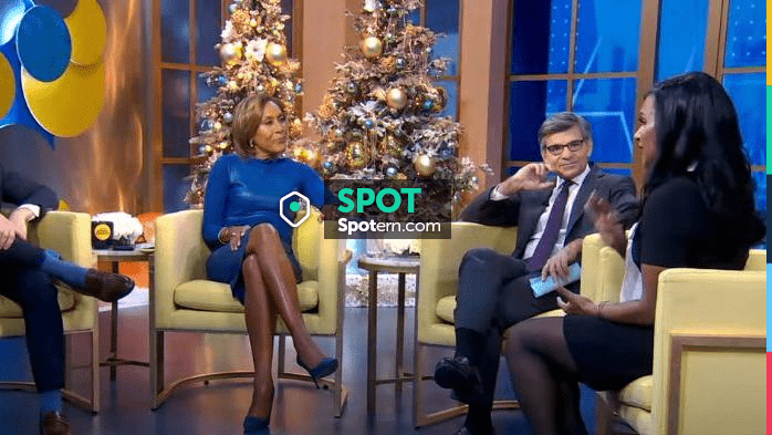 Chiara Boni La Petite Robe Malila Dress worn by Robin Roberts as seen ...