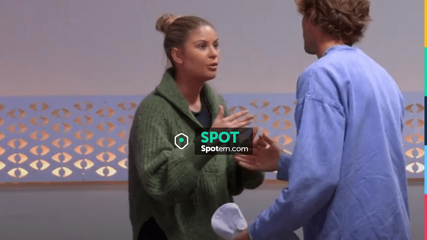 Rowie The Label Leo Knit Forest worn by Aleisha Campbell as seen in Big ...