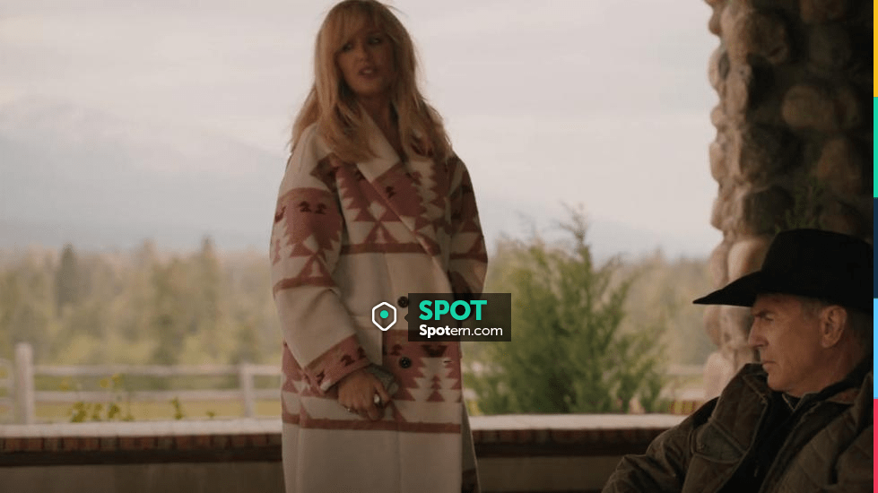 Tenues de Yellowstone : Beth Dutton (Kelly Reilly) porte un manteau ...