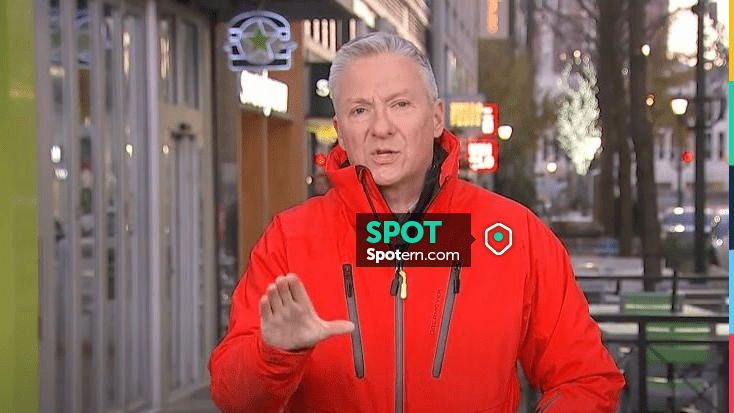 Obermeyer Raze Jack­et worn by Tom Costello as seen in Today on ...