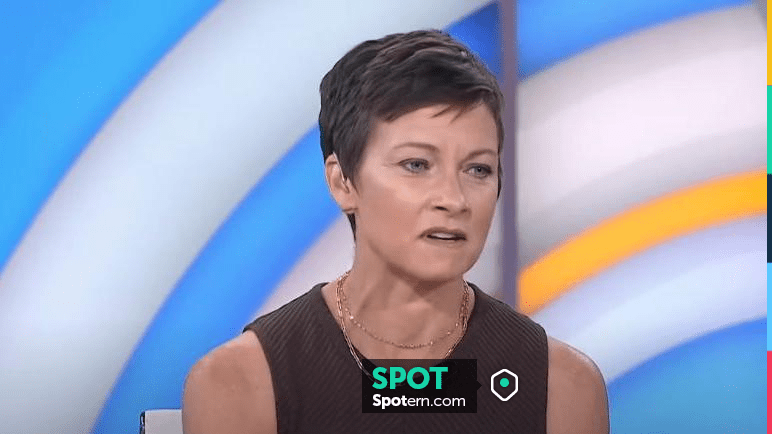 Rag & Bone Echo Rib Tank Midi Dress worn by Stephanie Gosk as seen in ...