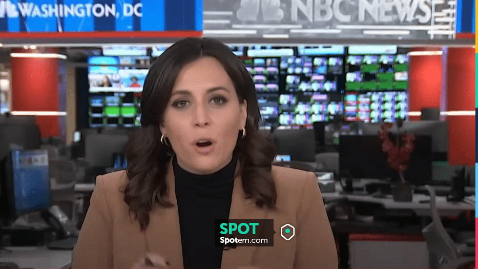 Veronica Beard Miller Dickey Chaqueta usada por Hallie Jackson como se ...