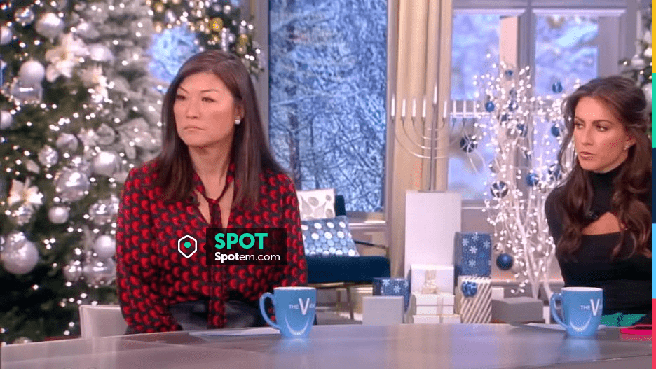 Diane Von Furstenberg Esperanza Blouse worn by Juju Chang as seen in ...