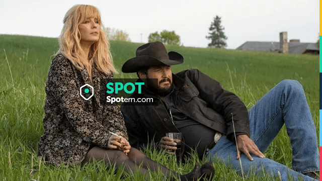 Veste à imprimé floral portée par Beth Dutton (Kelly Reilly) vue à ...
