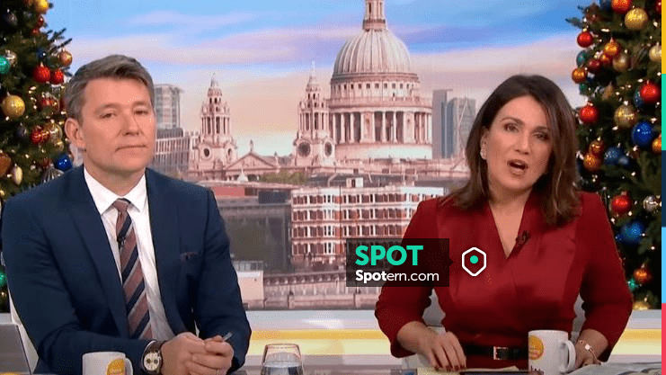 Hobbs London Alisa Dress worn by Susanna Reid as seen in Good Morning ...