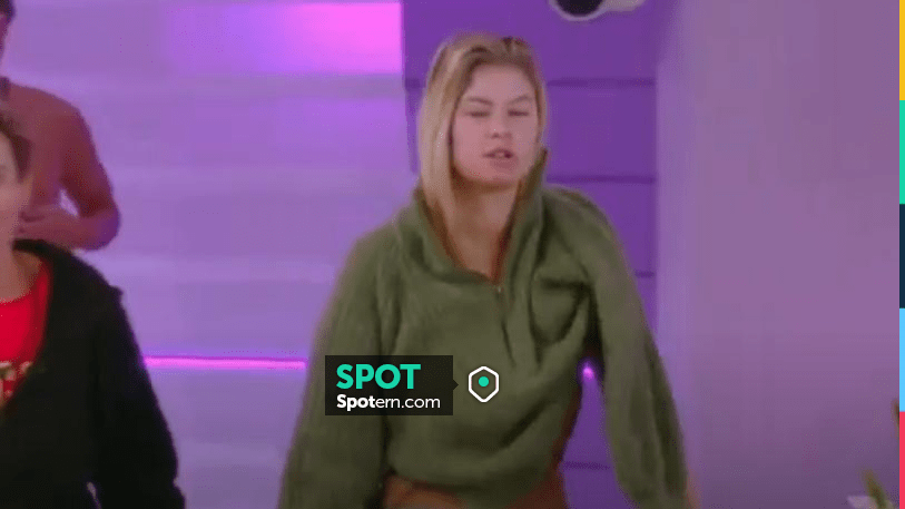 Rowie Leo Knit Sweater worn by Aleisha Campbell as seen in Big Brother ...