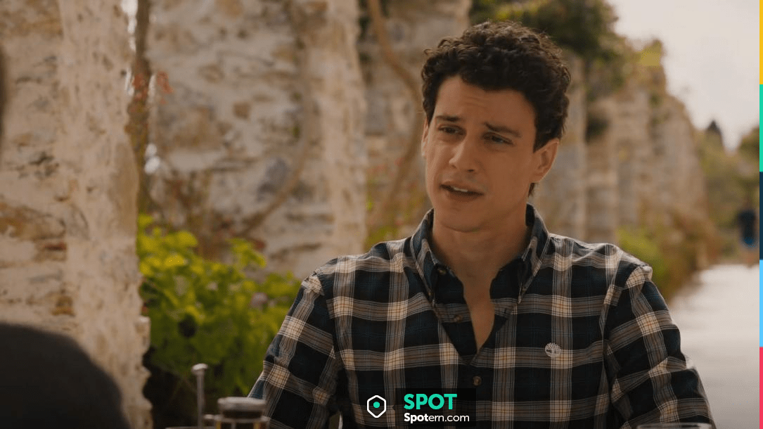 Camisa delgada a cuadros Timberland usada por Albie Di Grasso (Adam ...