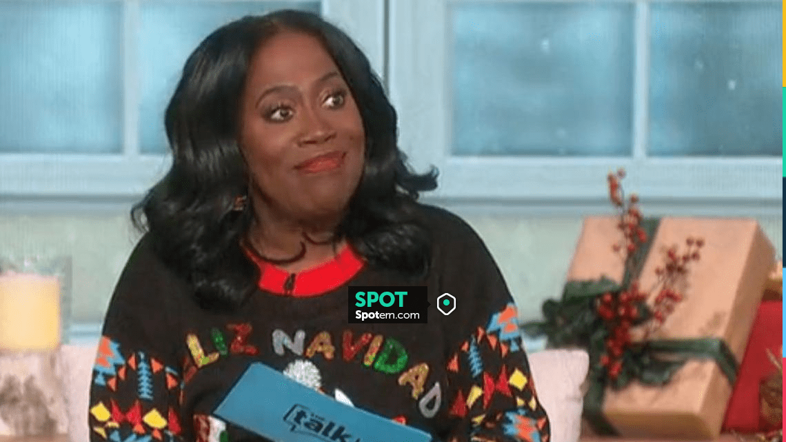 Holiday Time Christmas Sweater worn by Sheryl Underwood as seen in The ...