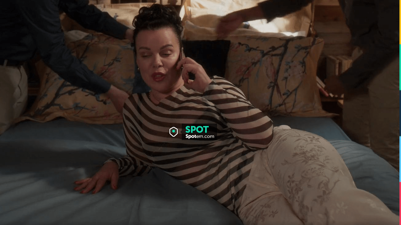 Dries van Noten Heston Bias Stripe Top worn by Maggie Amato (Debi Mazar ...