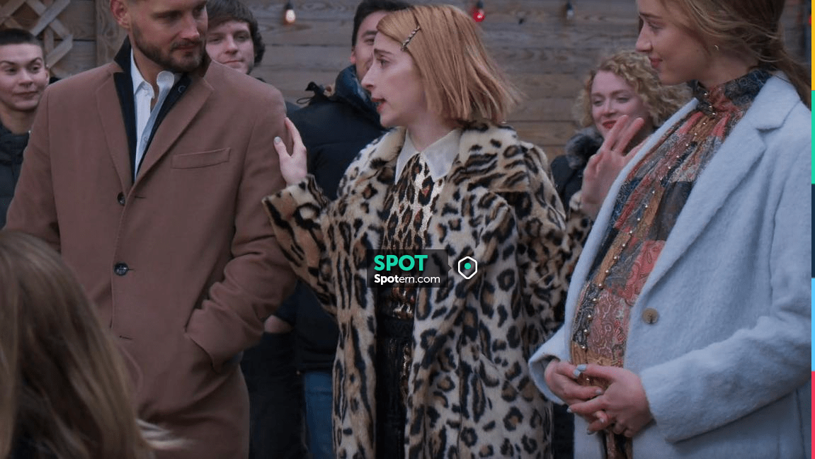 Pleasing Leather Dutton Leopard Long Sleeve Faux Fur Coat worn by ...