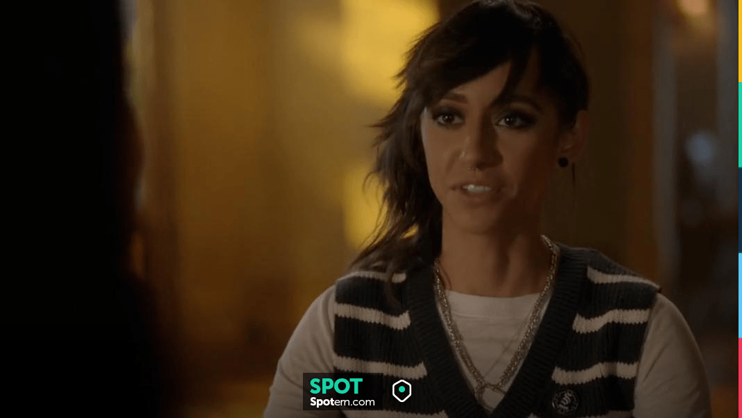 Zara Knit Vest worn by Finch Tarrayo (Courtney Bandeko) as seen in ...