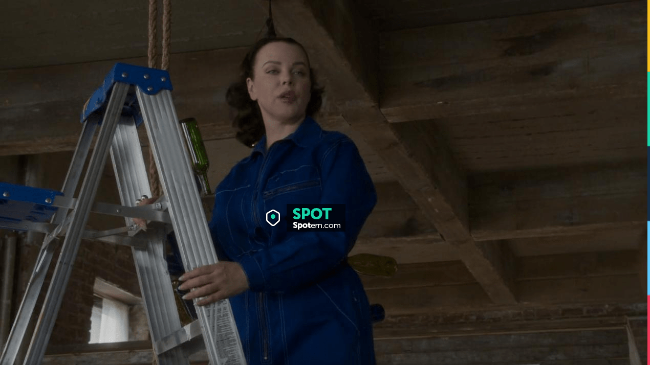 Givenchy Logo Embroidered Cotton Band Jumpsuit worn by Maggie Amato ...