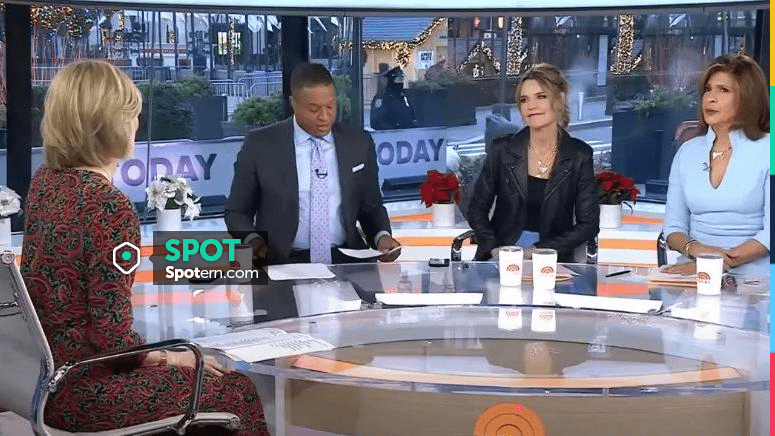 Rixo Katie Printed Midi Dress worn by Kate Snow as seen in Today on ...