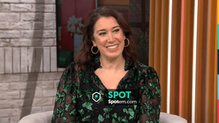Alice + Olivia Zina Blouse worn by Sarah Gelman as seen in CBS Mornings ...