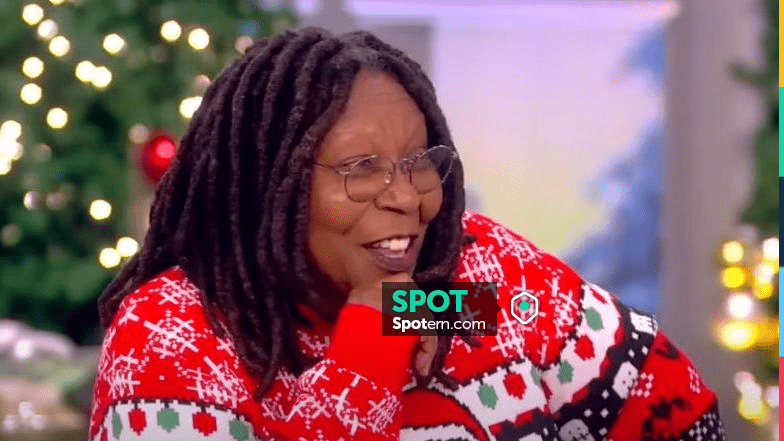 Svengoolie Holiday Knit Sweater worn by Whoopi Goldberg as seen in The ...