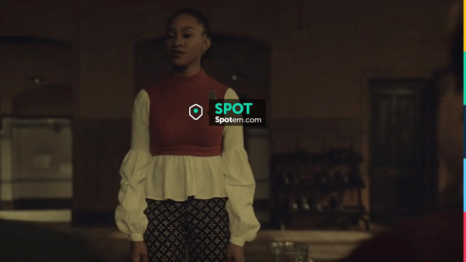 Anthropologie Ruffled Layered Top worn by Cleo Sowande (Omono Okojie ...