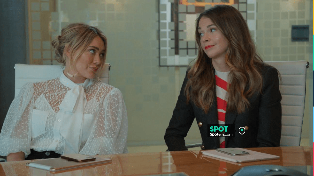 Celine Center Vent Double Breasted Blazer worn by Liza Miller (Sutton ...