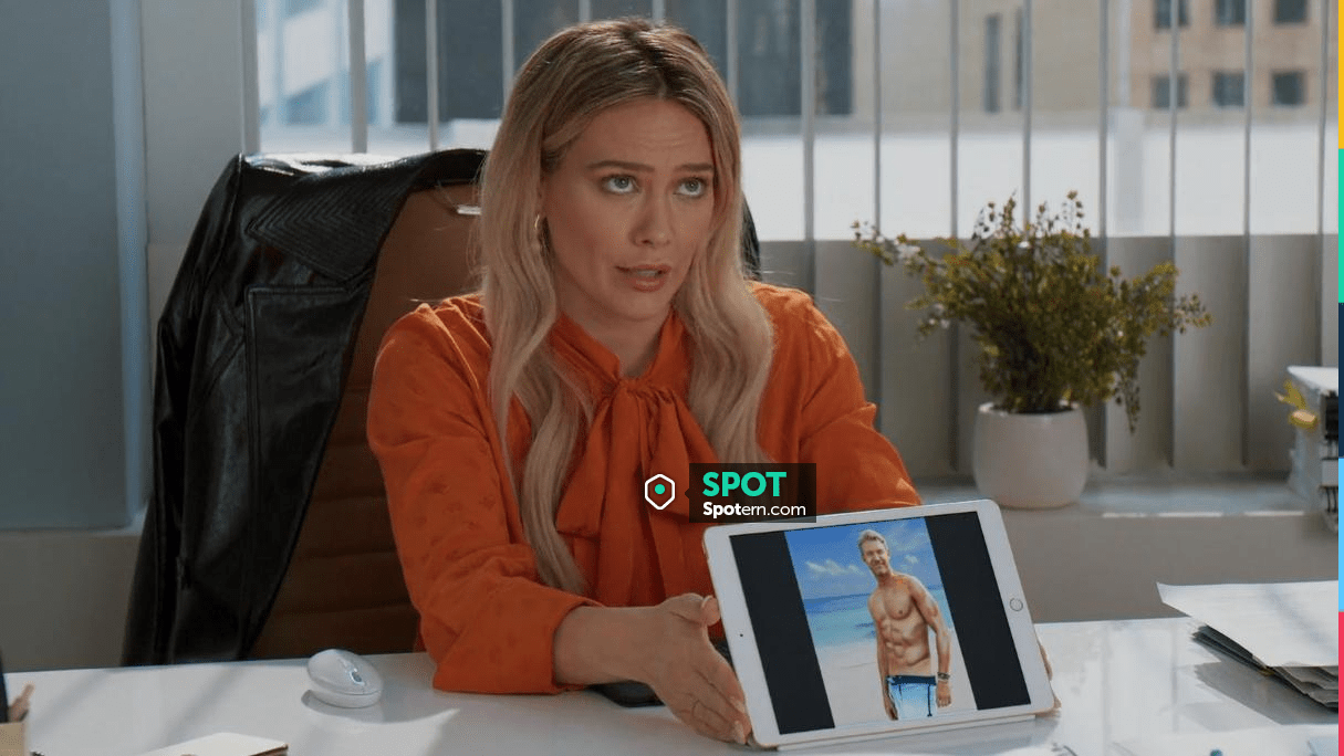 Chloé Tie Neck Long Sleeve Shirt worn by Kelsey Peters (Hilary Duff) as ...